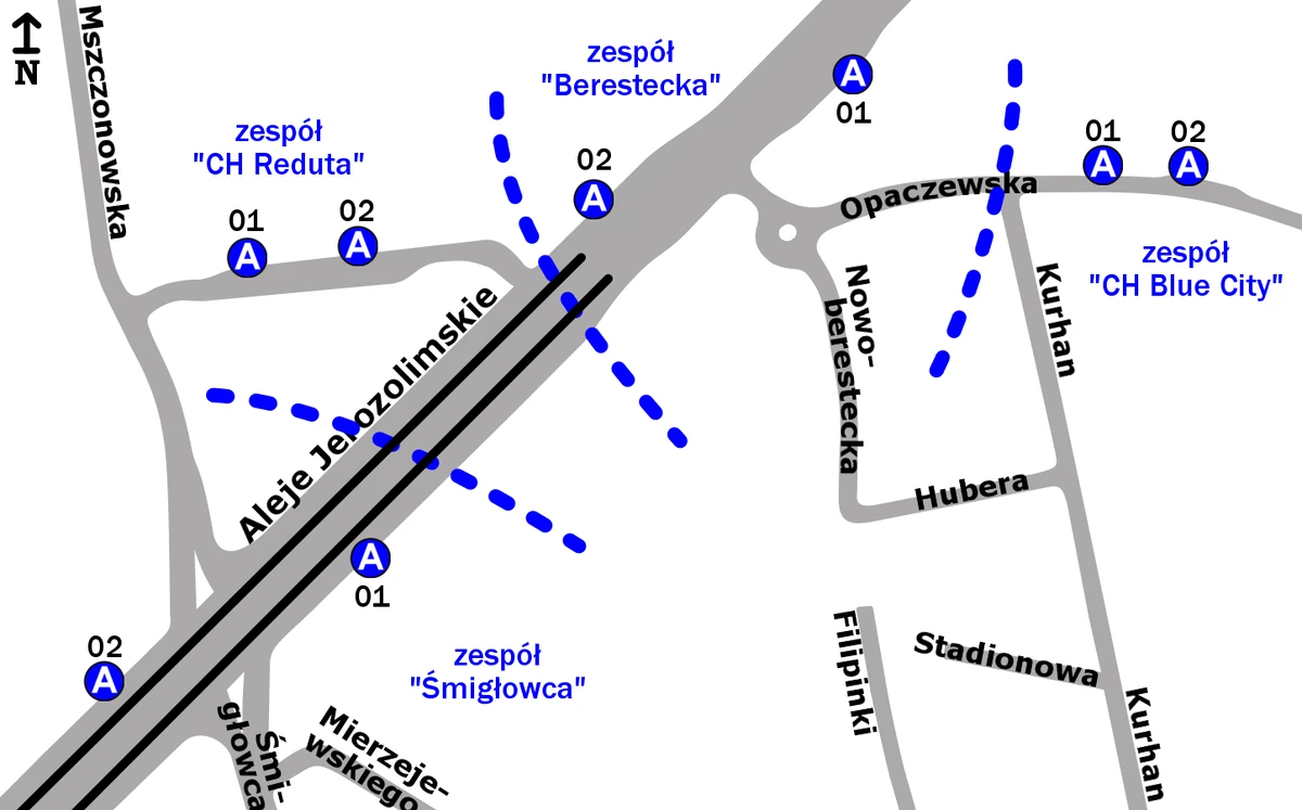 Zespół przystankowy Śmigłowca | Warszawikia | Fandom