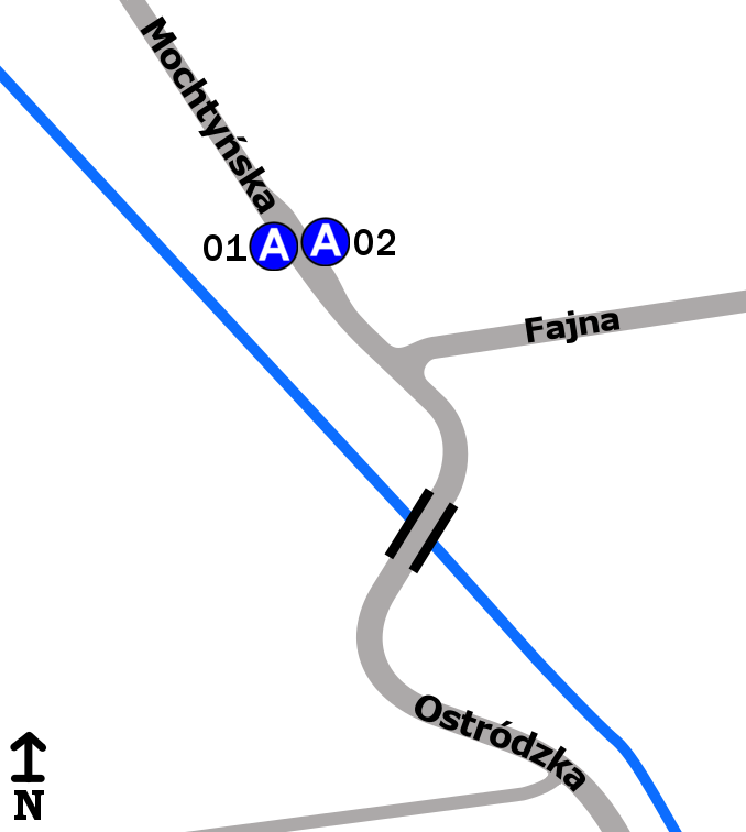Zespół przystankowy Mochtyńska-Kanał | Warszawikia | Fandom