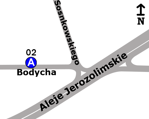 Zespół przystankowy Bodycha | Warszawikia | Fandom