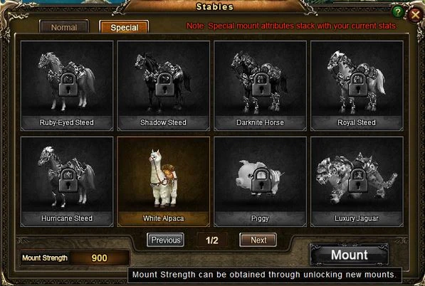 Mounts | Wartune - koram games Wiki | Fandom