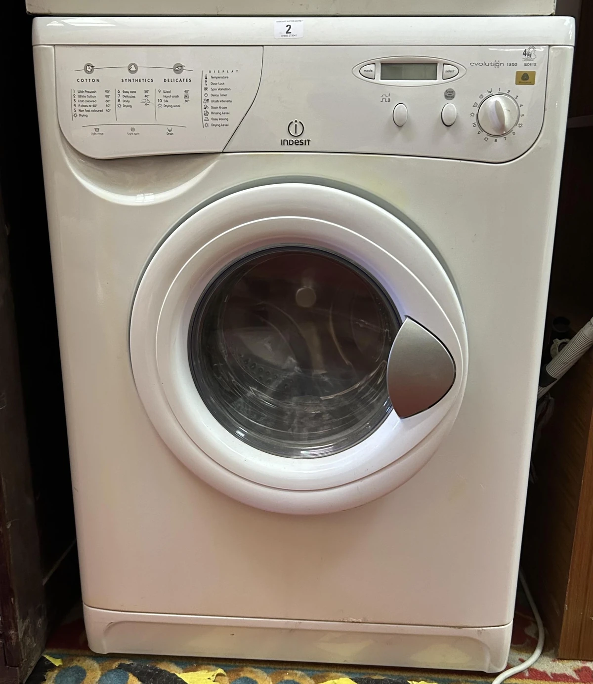 Indesit WDE12 | Washers and Dryers Wiki | Fandom