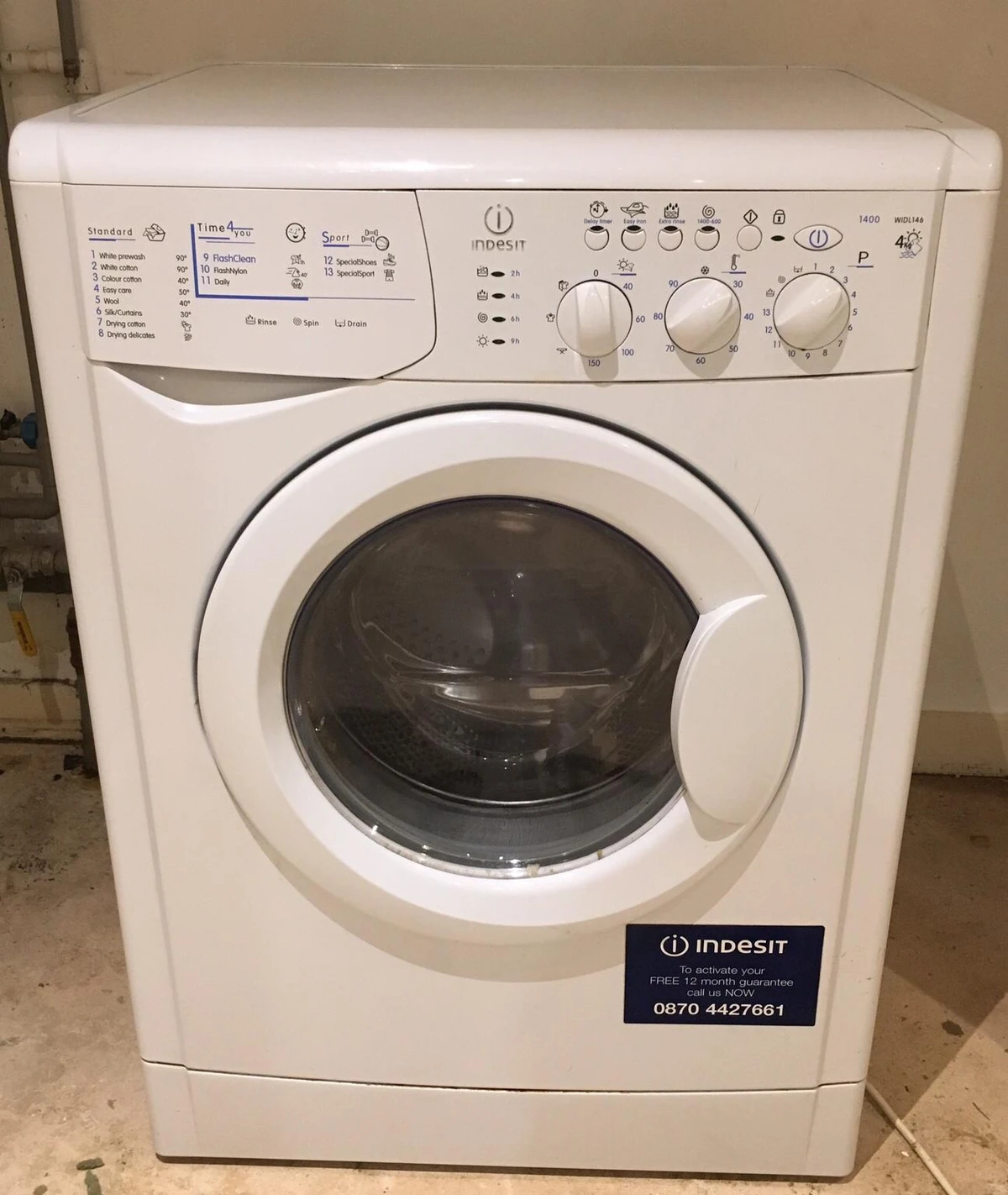 Indesit WIDL126 | Washers and Dryers Wiki | Fandom