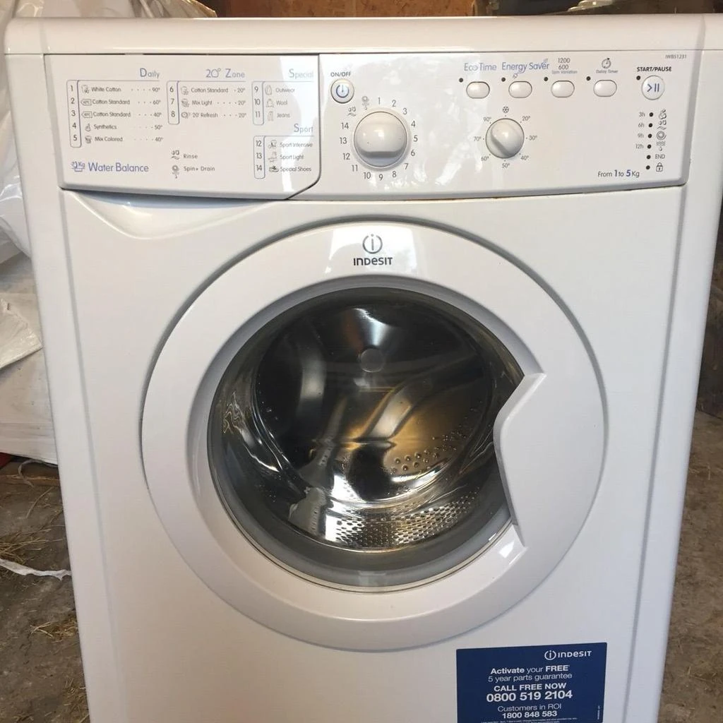 Indesit IWB51231 | Washers and Dryers Wiki | Fandom