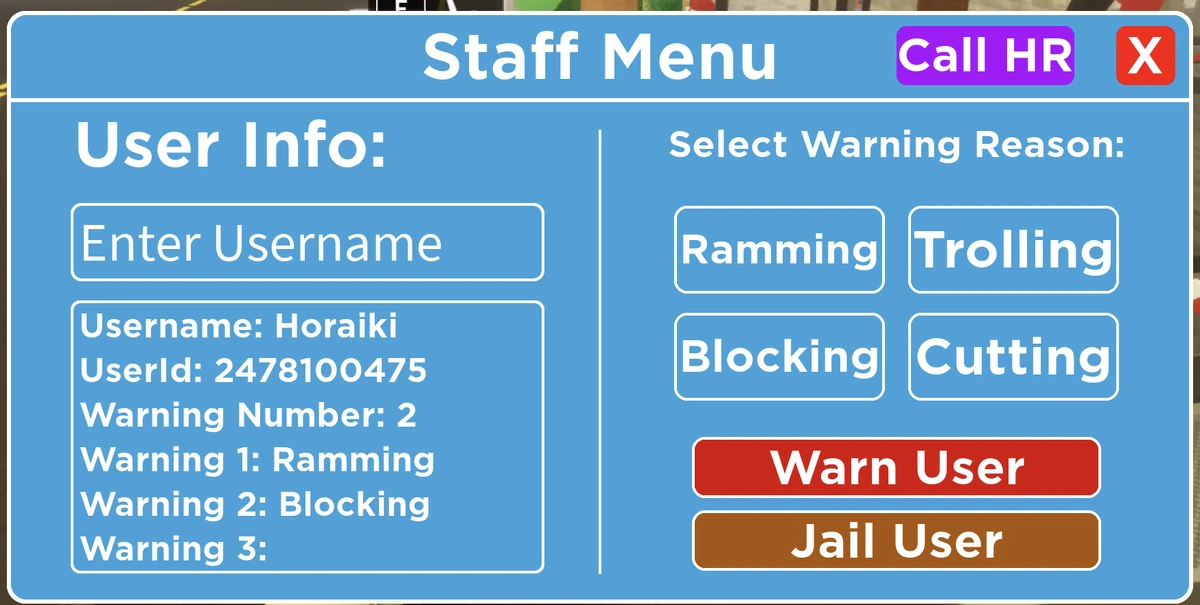 Staff Menu | Washiez Wiki | Fandom