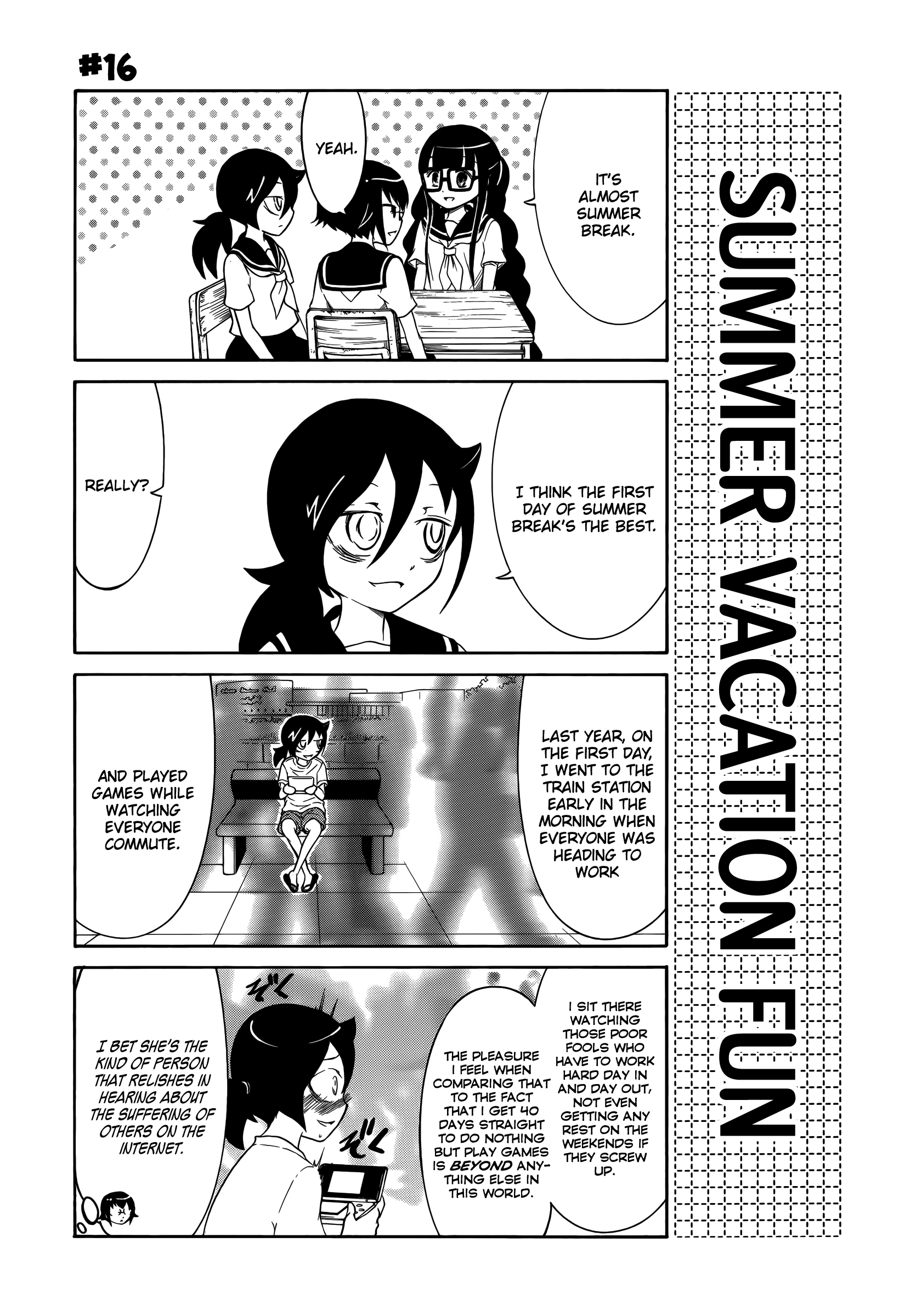 Watamote Reaction Manga