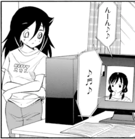 Watamote Tomoko Computer