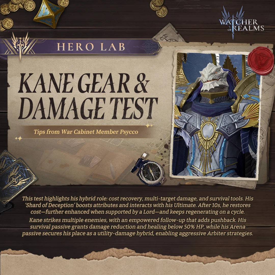 Kane/Labs | Watcher of Realms Wiki | Fandom