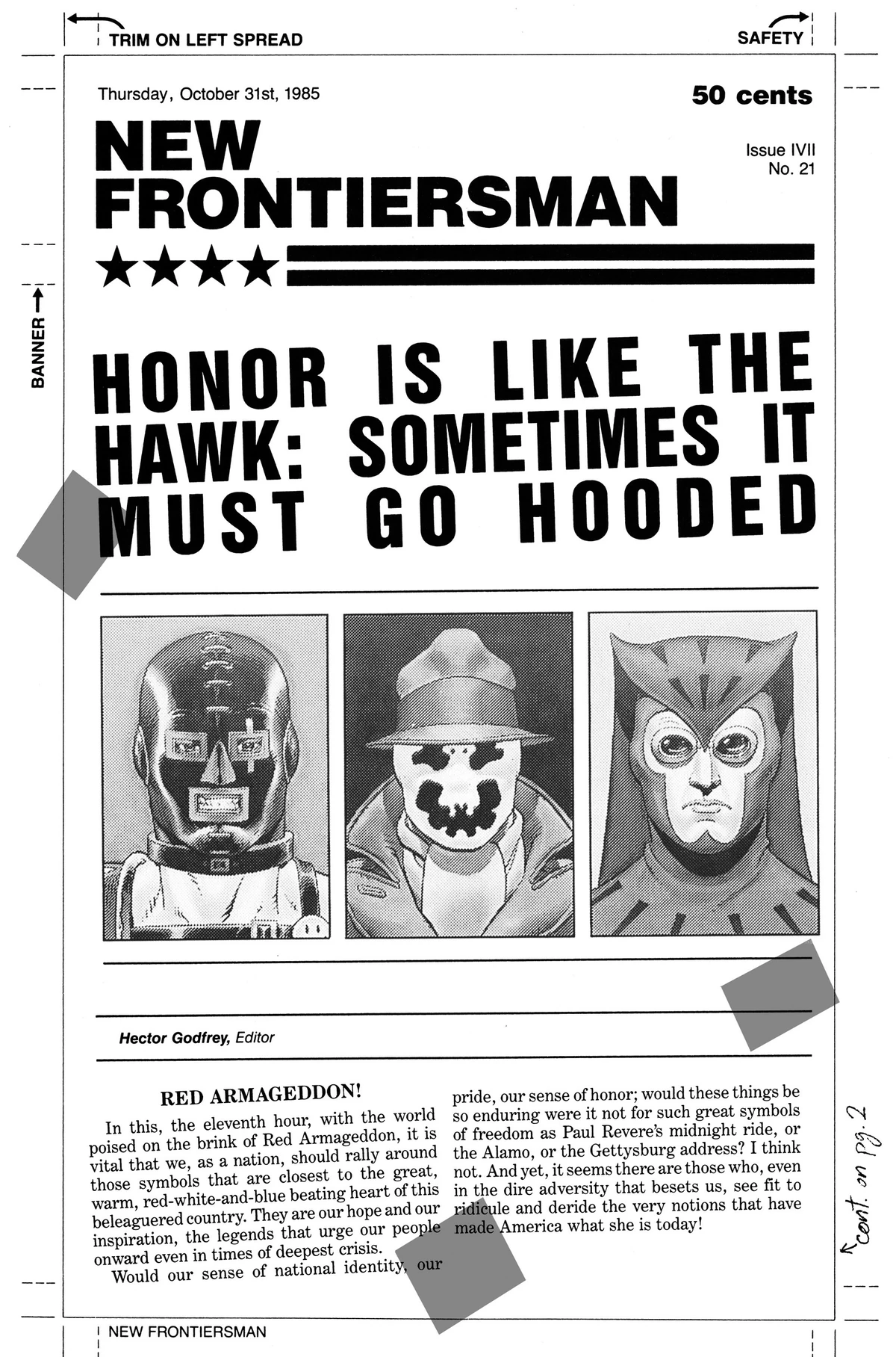 New Frontiersman | Watchmen Wiki | Fandom