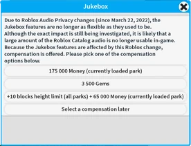 Jukebox | Water Park World Roblox Wiki | Fandom
