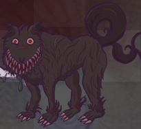 Smiling Barghest | Weird and Unfortunate Things Are Happening Wiki | Fandom