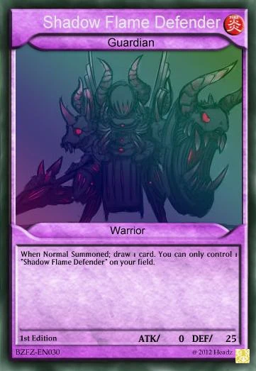 Shadow Flame Defender | Way of the Elements Wiki | Fandom