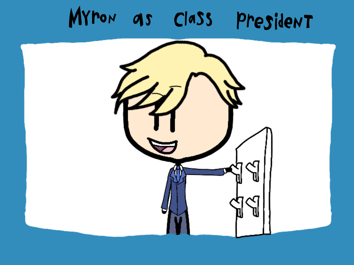 Myron as Class President | Wayside School Wikia | Fandom