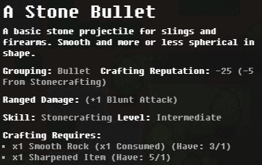 Stone Bullet | Wayward Wiki | Fandom