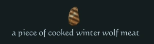 Piece of Winter Wolf Meat | Wazhack Wiki | Fandom