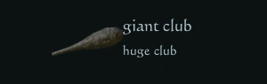 Giant Club | Wazhack Wiki | Fandom