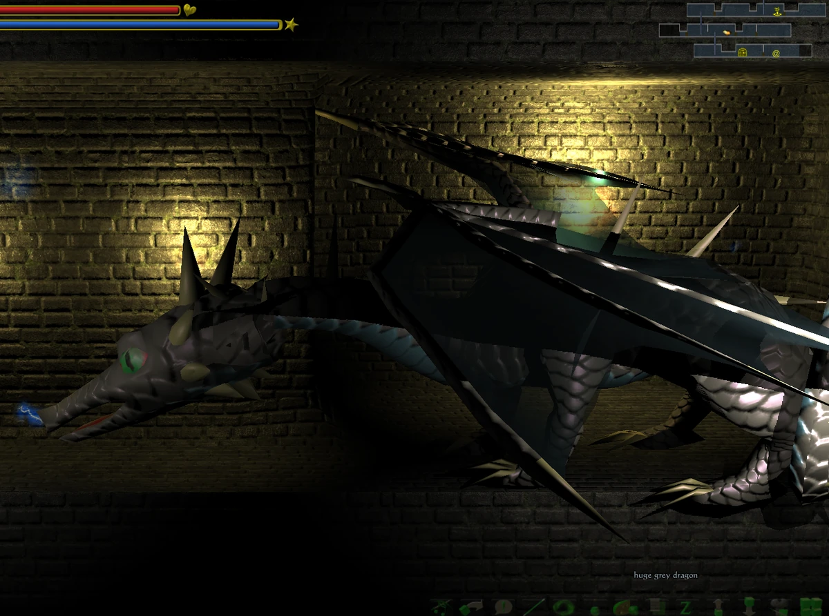 Huge Grey Dragon | Wazhack Wiki | Fandom