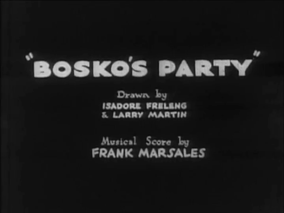 Bosko's Party | WB Cartoons Wiki | Fandom