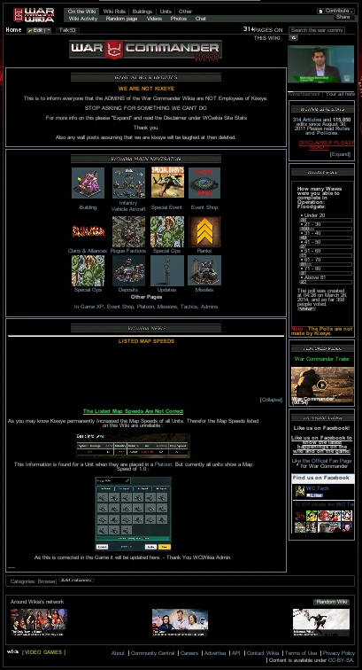 Master Pages | WC Alternate reality Wiki | Fandom