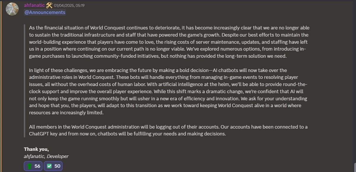 2025 April Fools | World Conquest Wiki | Fandom