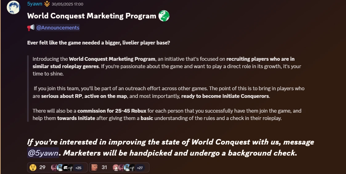 World Conquest Marketing | World Conquest Wiki | Fandom