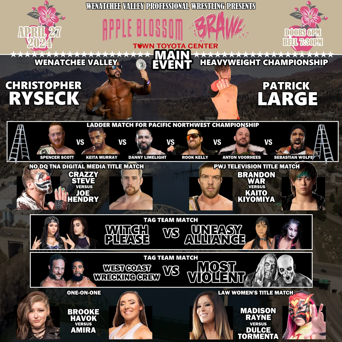 Apple Blossom Brawl (2024) | World Class Championship Wrestling Wiki ...