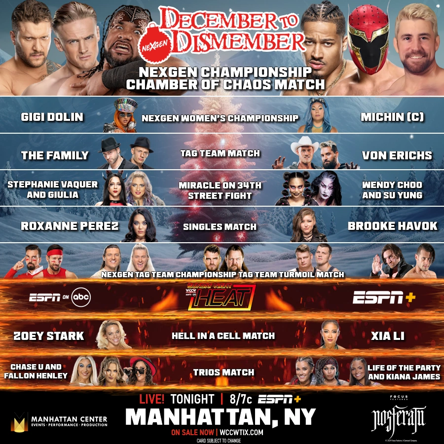 December to Dismember (2024) | World Class Championship Wrestling Wiki ...