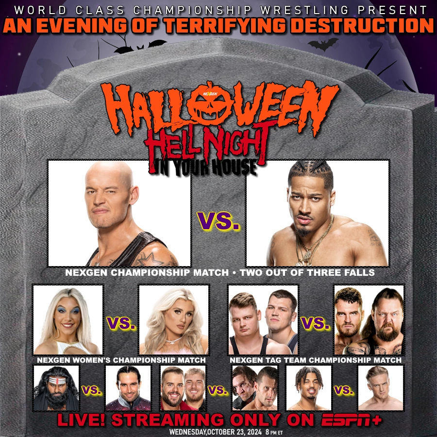 Halloween Hell Night (2024) | World Class Championship Wrestling Wiki ...
