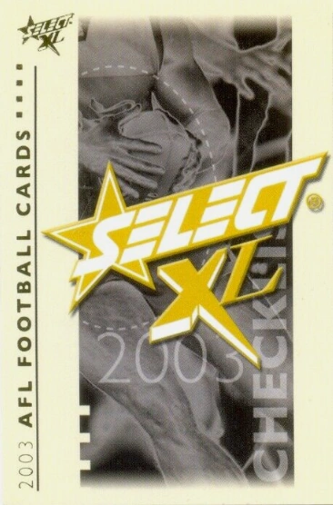 2003 Select XL | West Coast Eagles Footy Card Wiki | Fandom