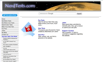 NerdTests | Websites Wiki | Fandom