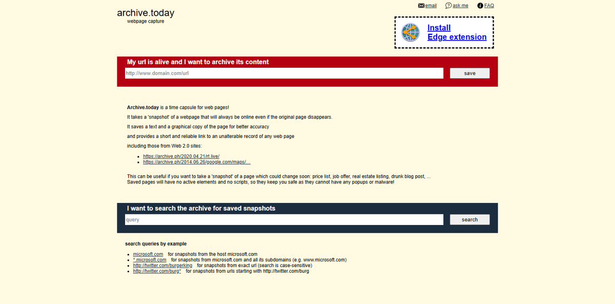 Archive.ph | Websites Wiki | Fandom