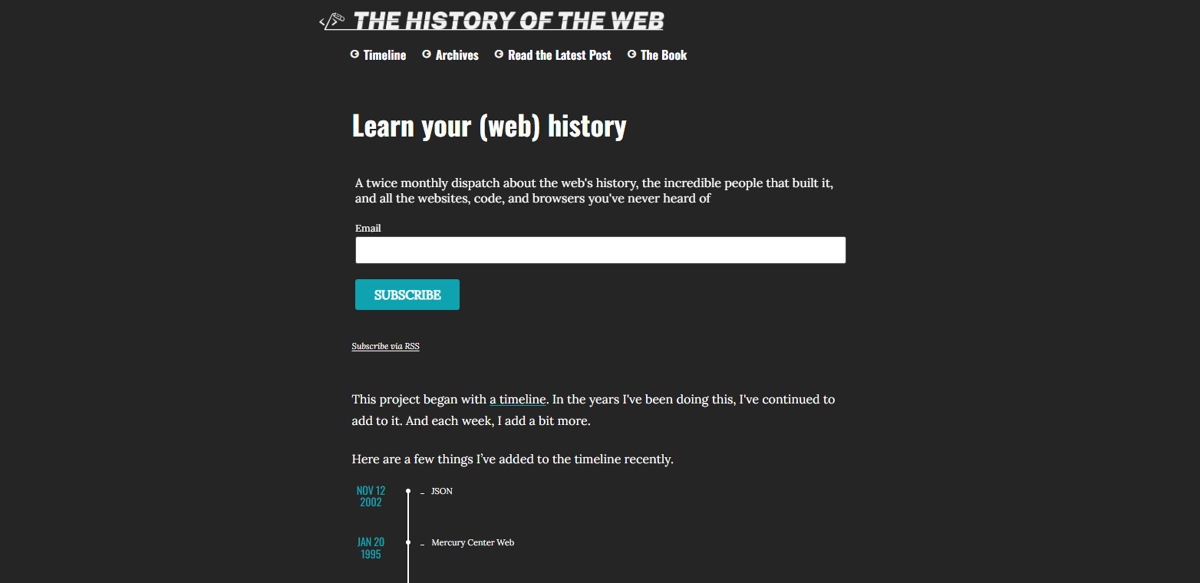 Thehistoryoftheweb.com | Websites Wiki | Fandom