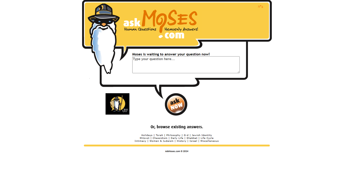 AskMoses.com | Websites Wiki | Fandom