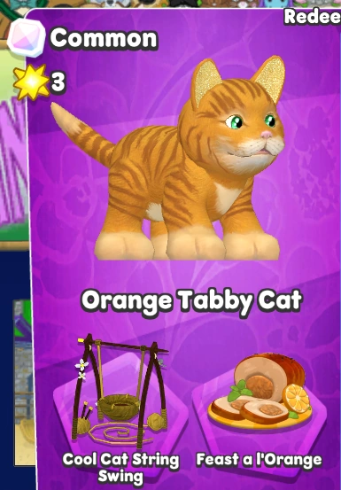 Orange Tabby Cat | Webkinz Next Wiki | Fandom