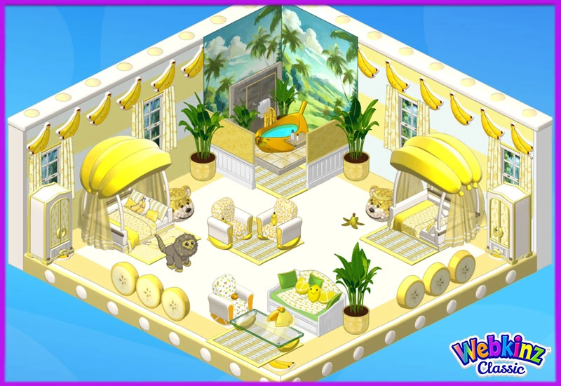 Breezy Banana Theme | Webkinz Wiki | Fandom