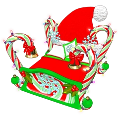 Peppermint Candy Cane Bed | Webkinz Wiki | Fandom