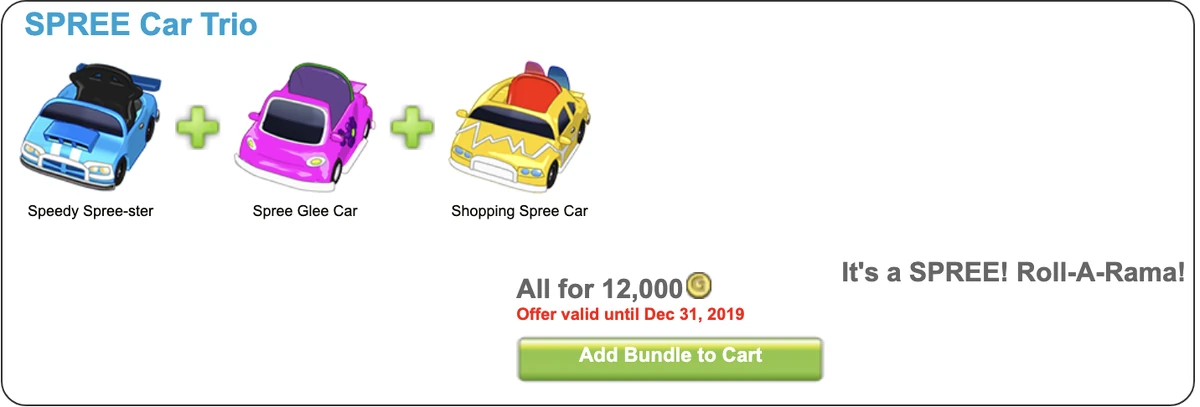 SPREE Car Trio | Webkinz Wiki | Fandom