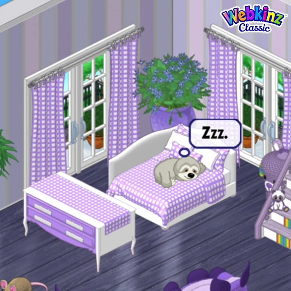 Purple Gingham Theme | Webkinz Wiki | Fandom
