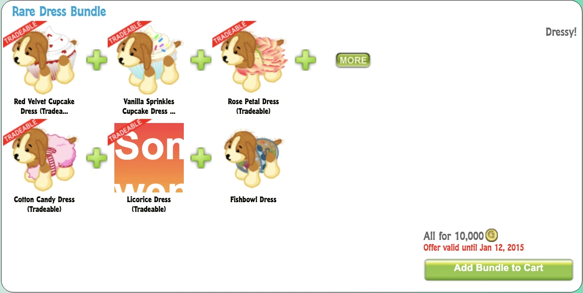 Rare Dress Bundle | Webkinz Wiki | Fandom