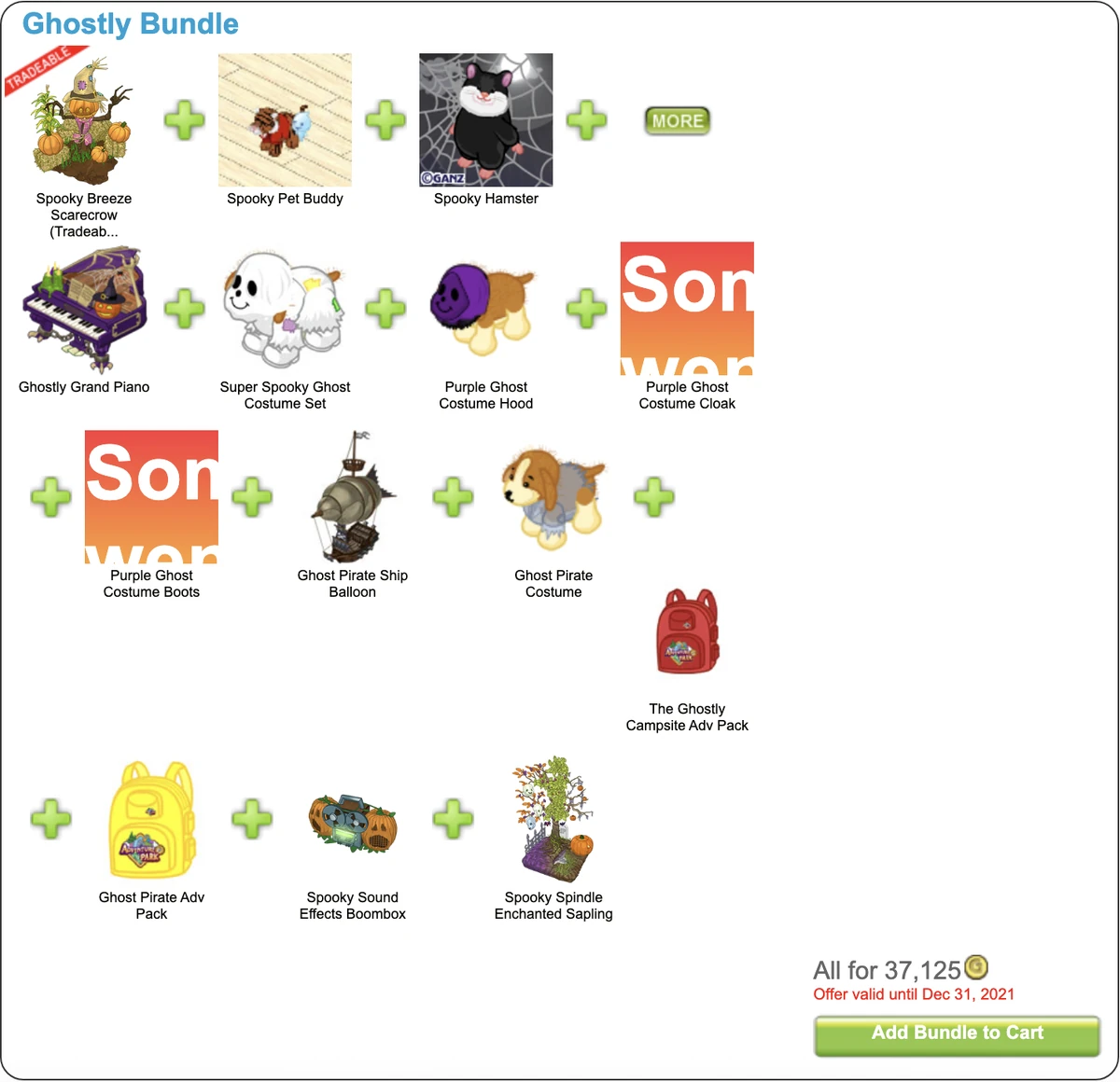 Ghostly Bundle | Webkinz Wiki | Fandom