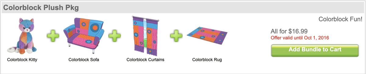 Colorblock Plush Package | Webkinz Wiki | Fandom