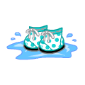 Laced Rain Boots | Webkinz Wiki | Fandom
