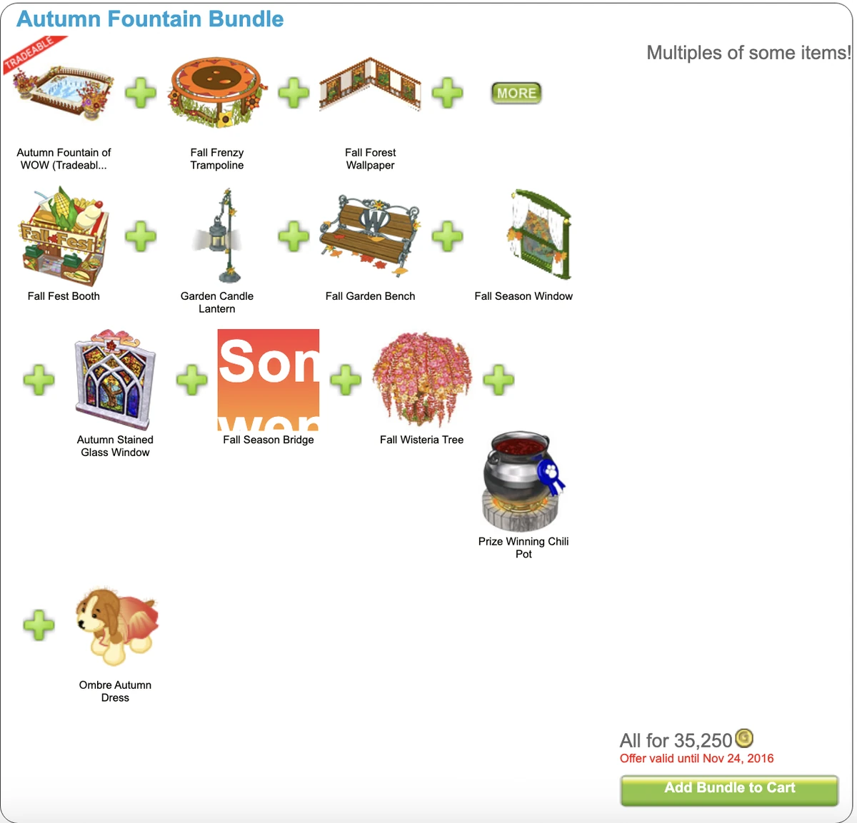 Autumn Fountain Bundle | Webkinz Wiki | Fandom