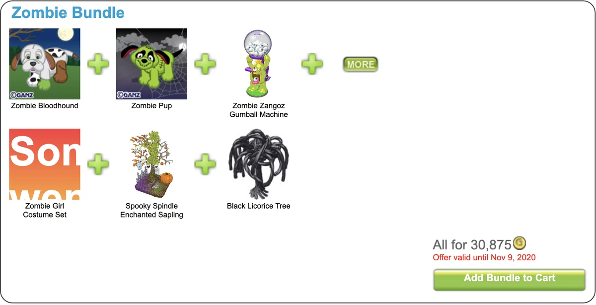 Zombie Bundle | Webkinz Wiki | Fandom