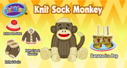 Knit Sock Monkey | Webkinz Wiki | Fandom