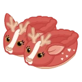Valentine Fawn Slippers | Webkinz Wiki | Fandom