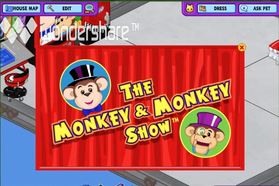 The Monkey and Monkey Show | Webkinz Wiki | Fandom
