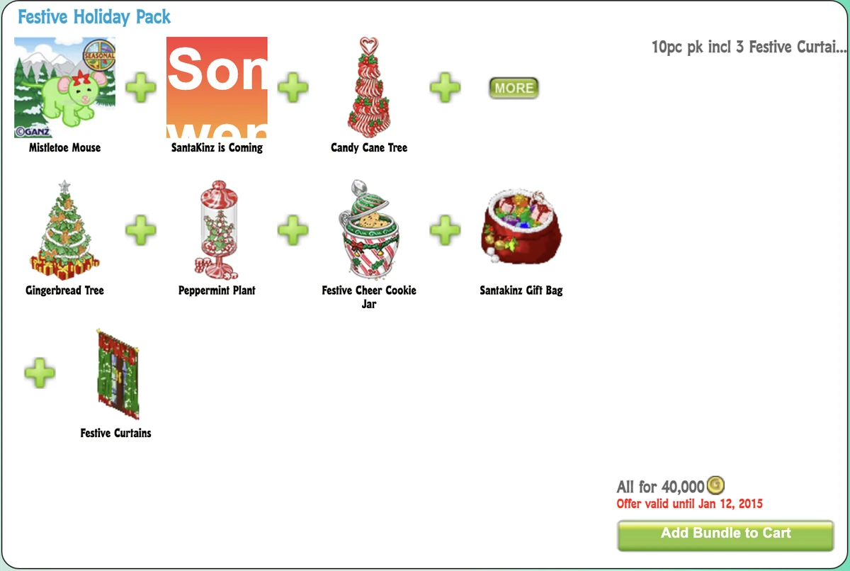 Festive Holiday Pack | Webkinz Wiki | Fandom
