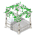 Beautiful Birch Bed | Webkinz Wiki | Fandom
