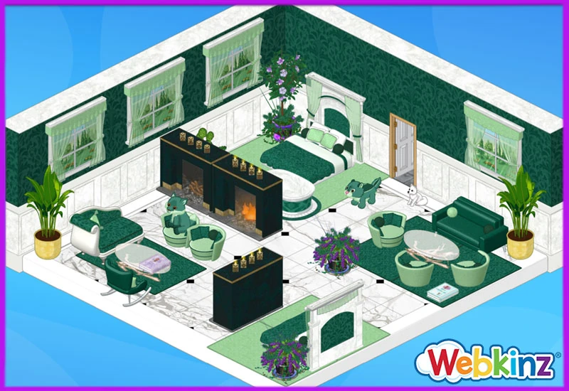 Green Velvet Theme | Webkinz Wiki | Fandom