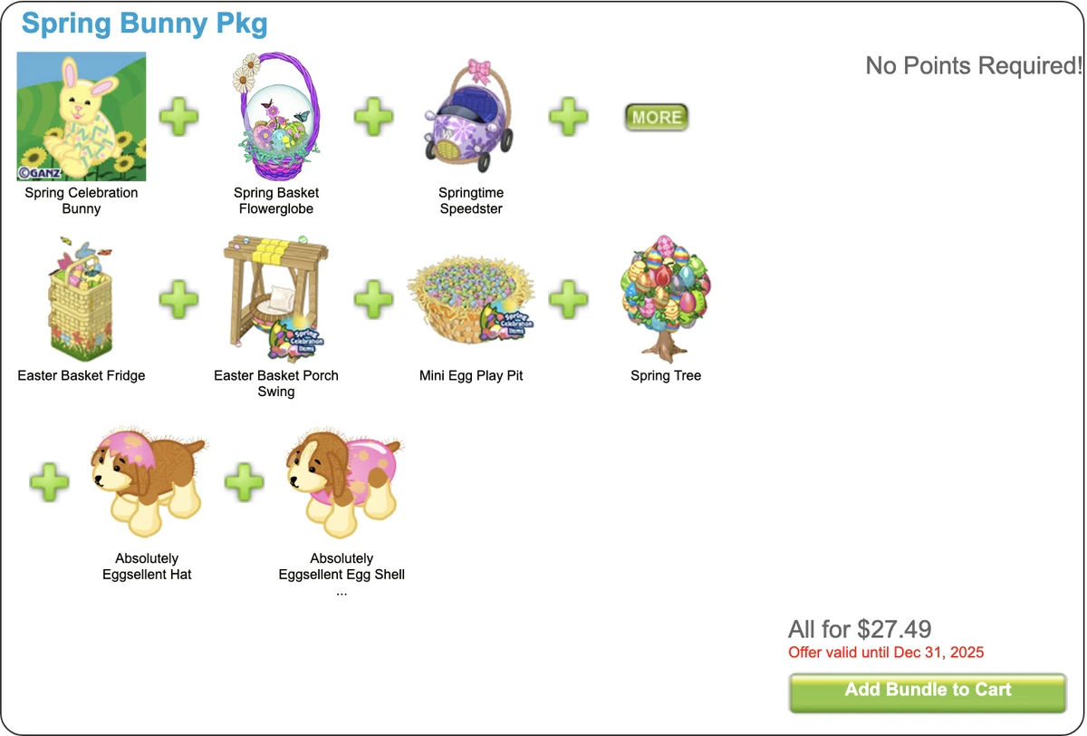 Spring Bunny Package | Webkinz Wiki | Fandom